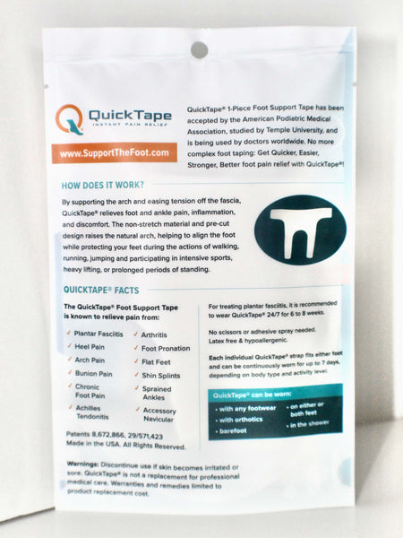 6-Count Retail Pkg Quick Tape @ Wholesale – Quick Tape by Support The Foot